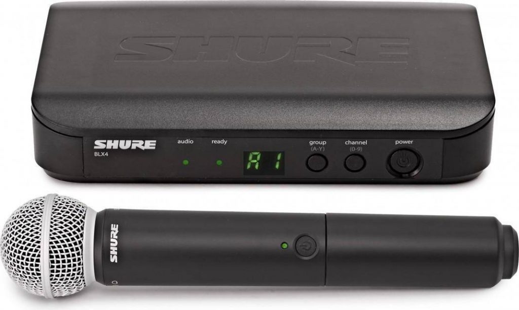 Shure BLX24UK/SM58 Handheld Wireless Microphone System - Taplic